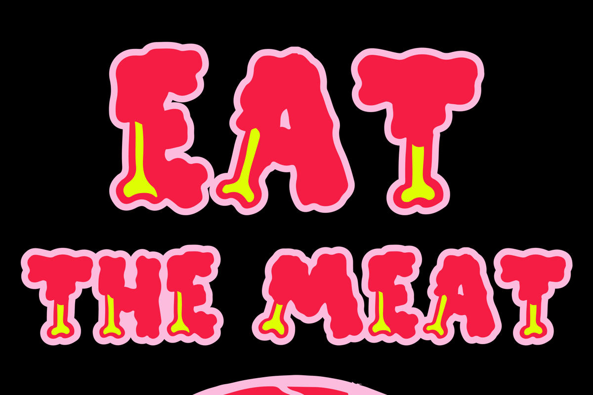 EAT THE MEAT Font | afterthem Studio | FontSpace