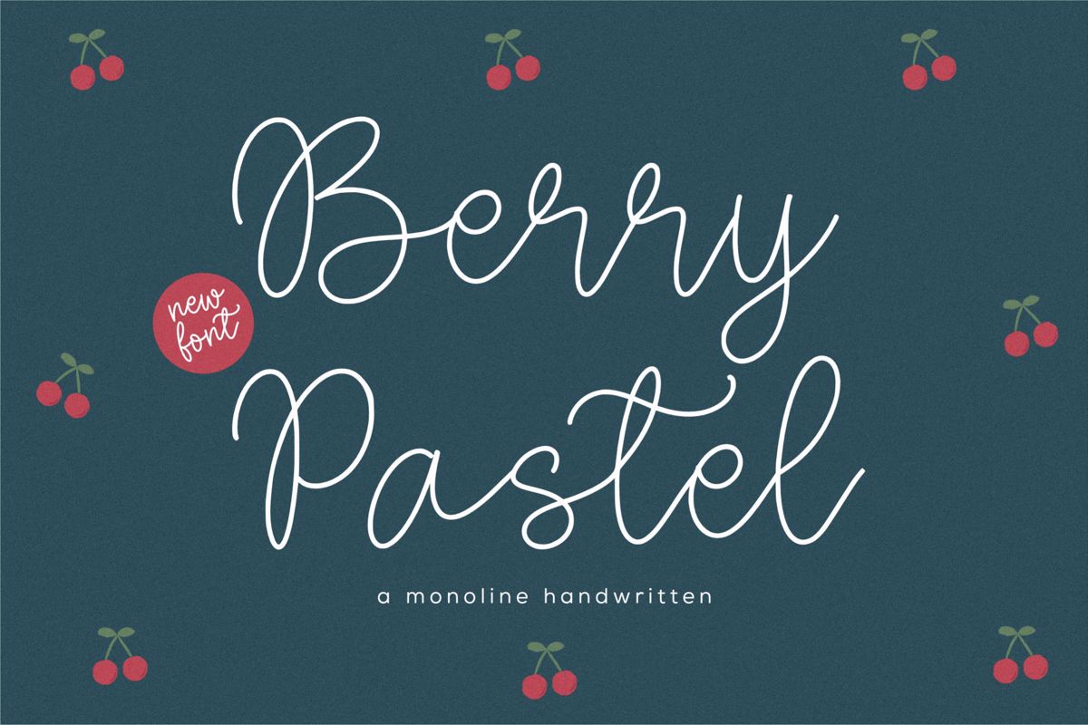 Berry Pastel Font | balpirick | FontSpace
