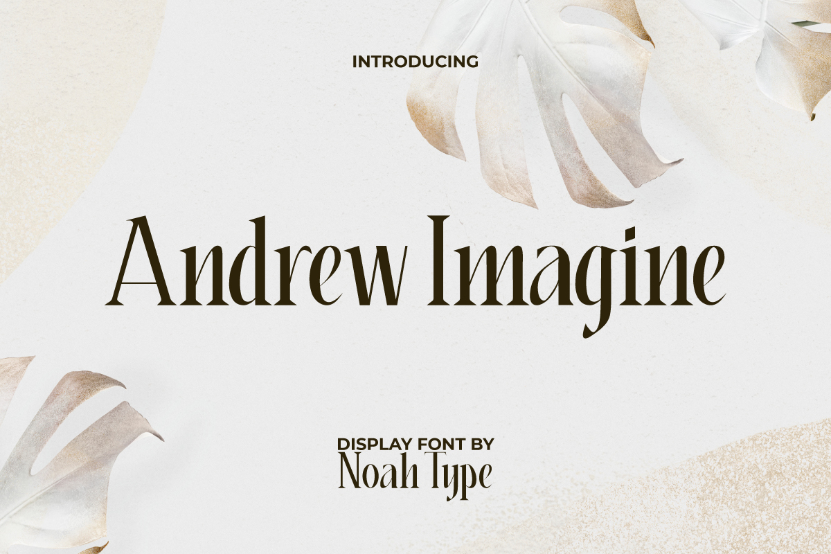 Andrew Imagine Font | noahtype | FontSpace