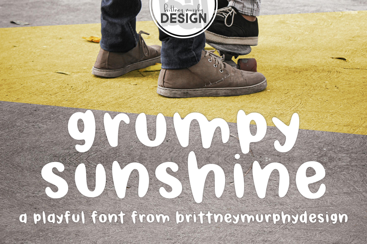 Grumpy Sunshine Font | Brittney Murphy Design | FontSpace
