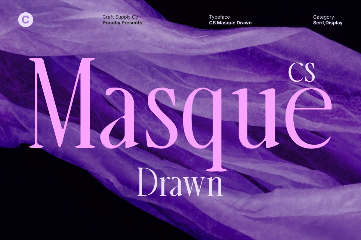CS Masque Drawn Font - Free Download