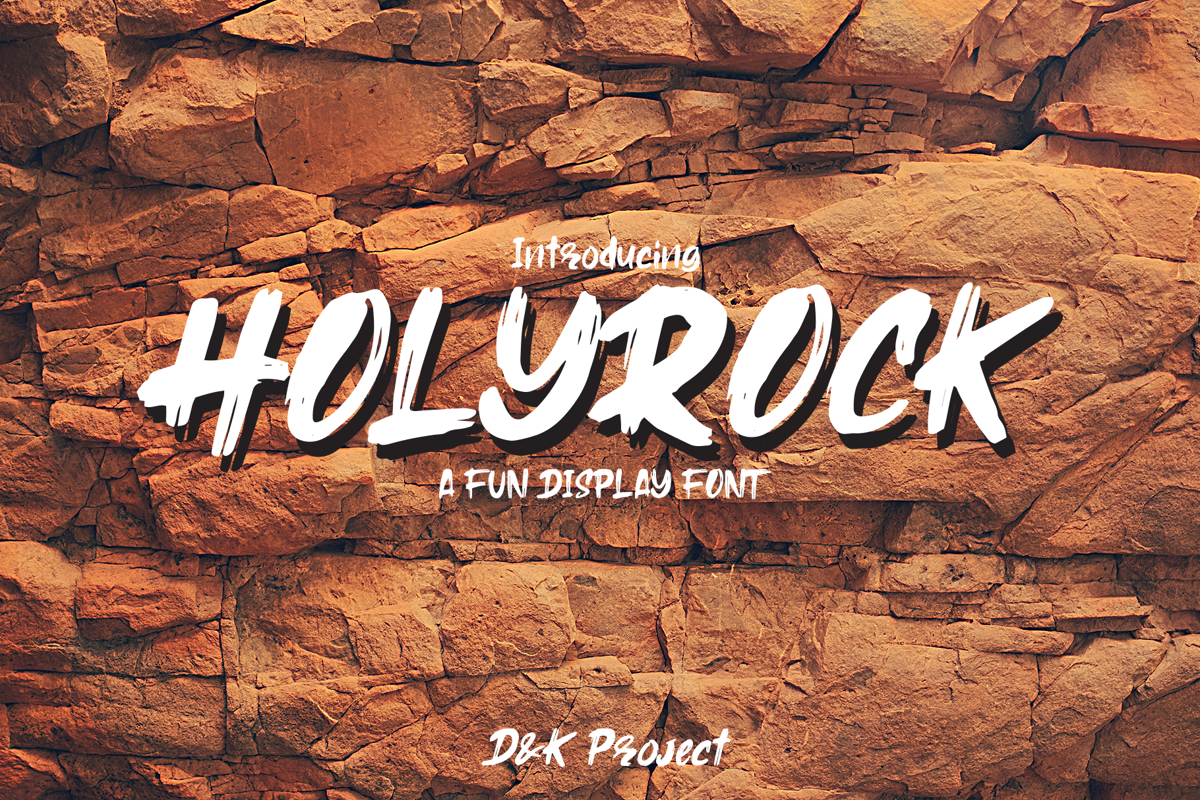 Holyrock Font | D&K_Project | FontSpace