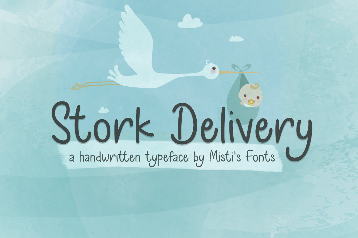 Stork Delivery Font - Free Download