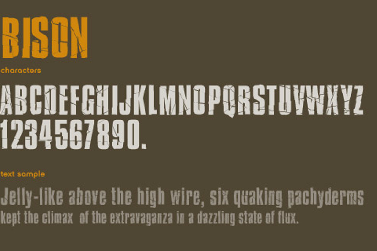 Bison Font - Free Download