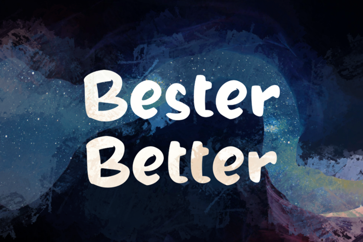 B Bester Better Font | wepfont | FontSpace