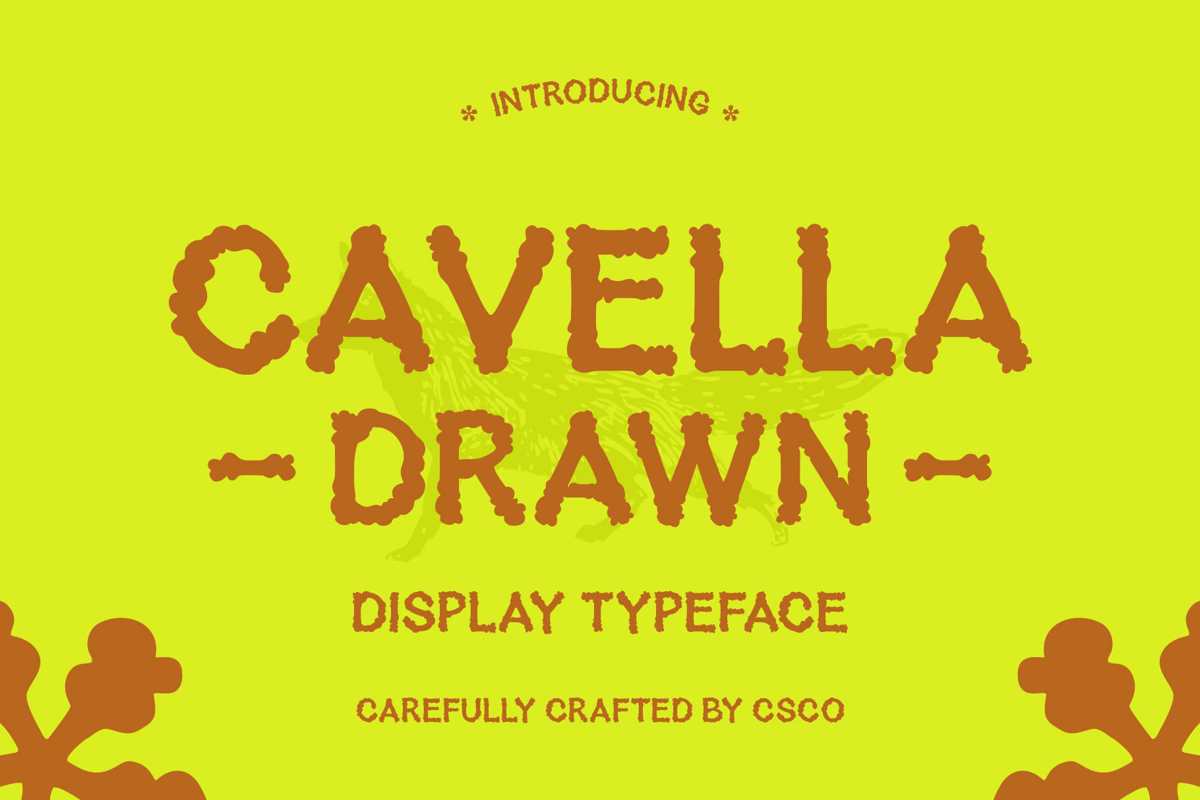 Cavella Drawn Font | craftsupplyco | FontSpace