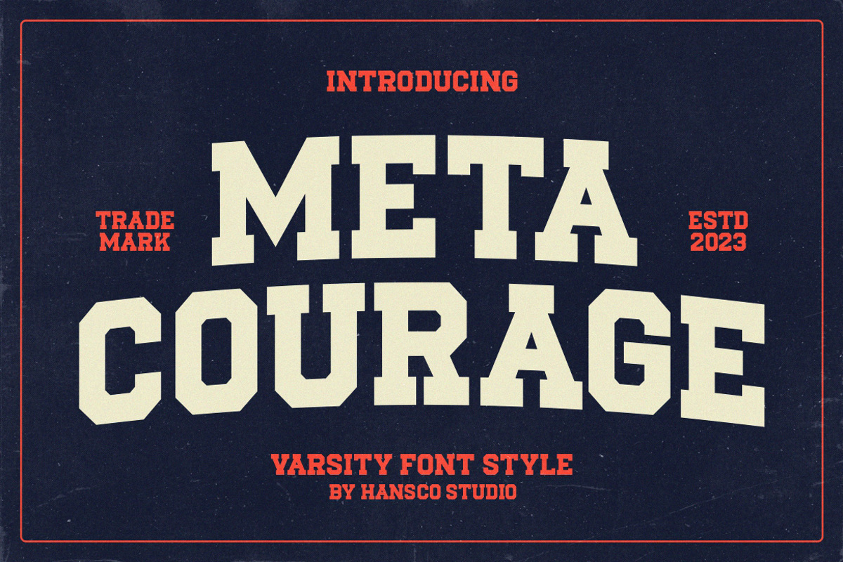 Meta Courage Font - Free Download