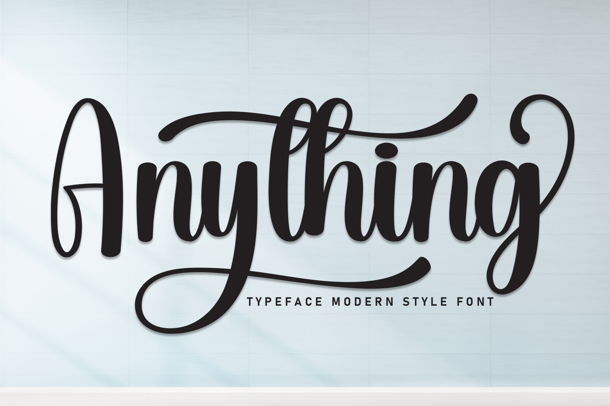 Anything Font | scratchones_creative | FontSpace