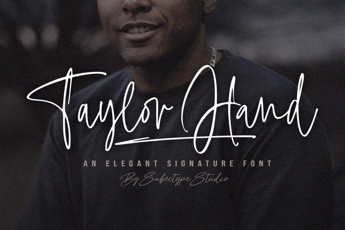 Taylor Hand Font | subectype & Orenari | FontSpace