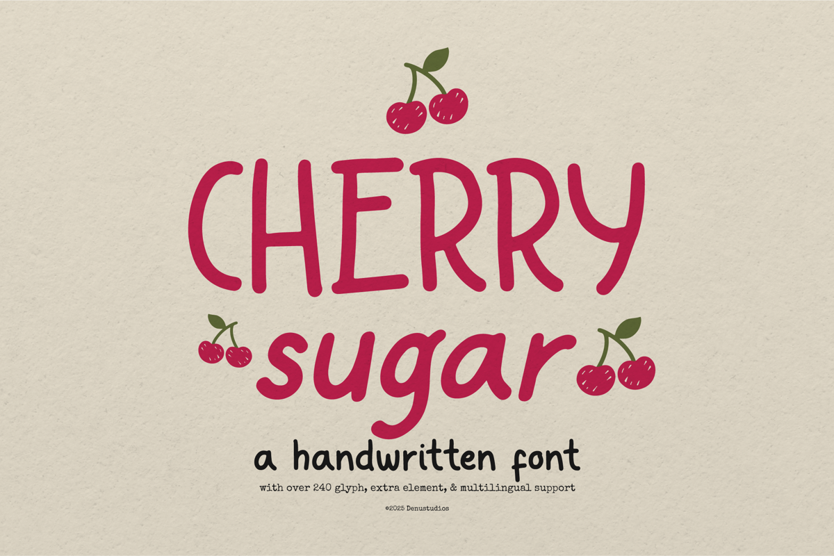 Cherry Sugar Font - Free Download