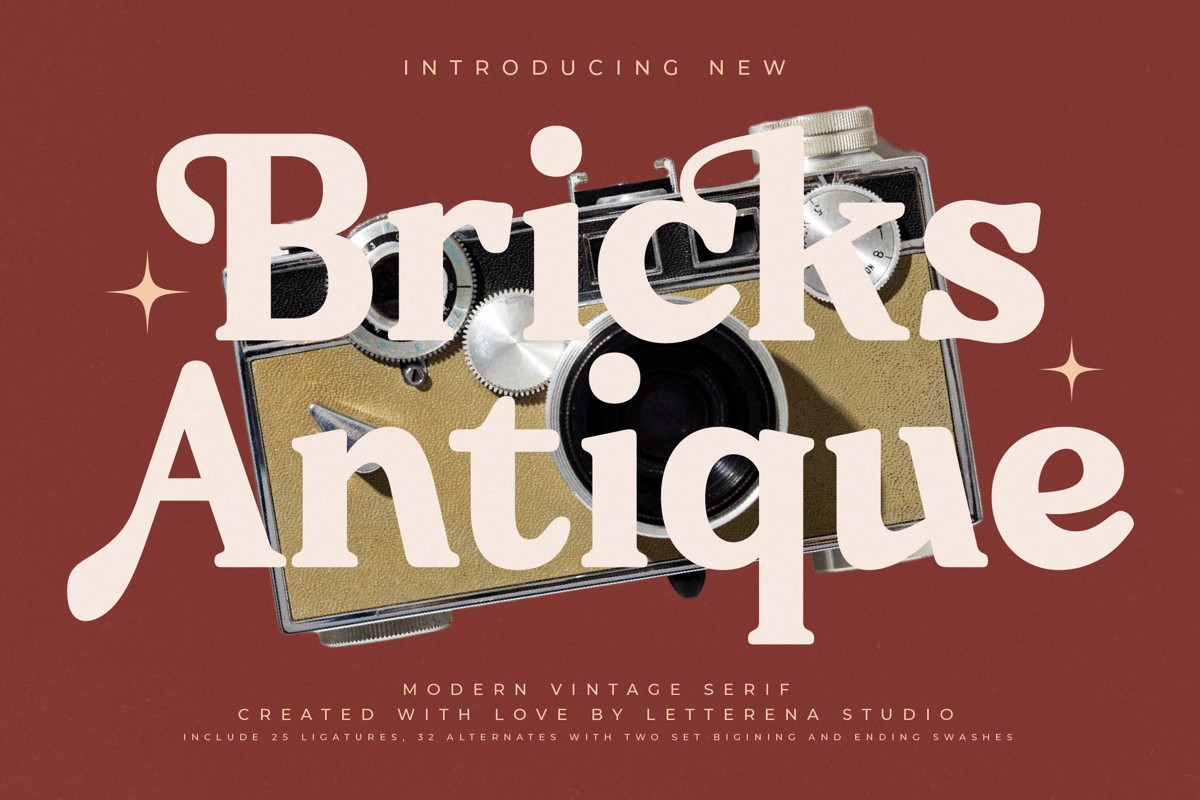 Bricks Antique VERSION Font - Free Download