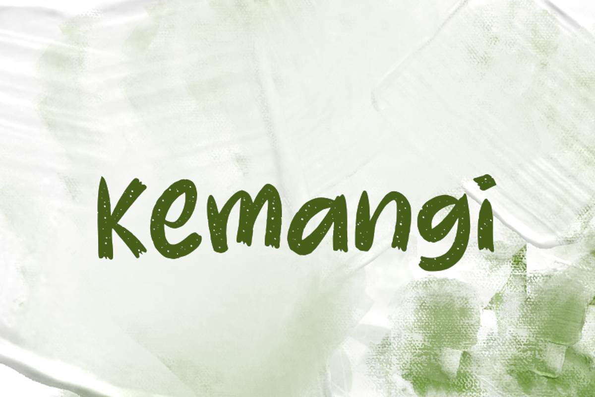 K Kemangi Font | wepfont | FontSpace