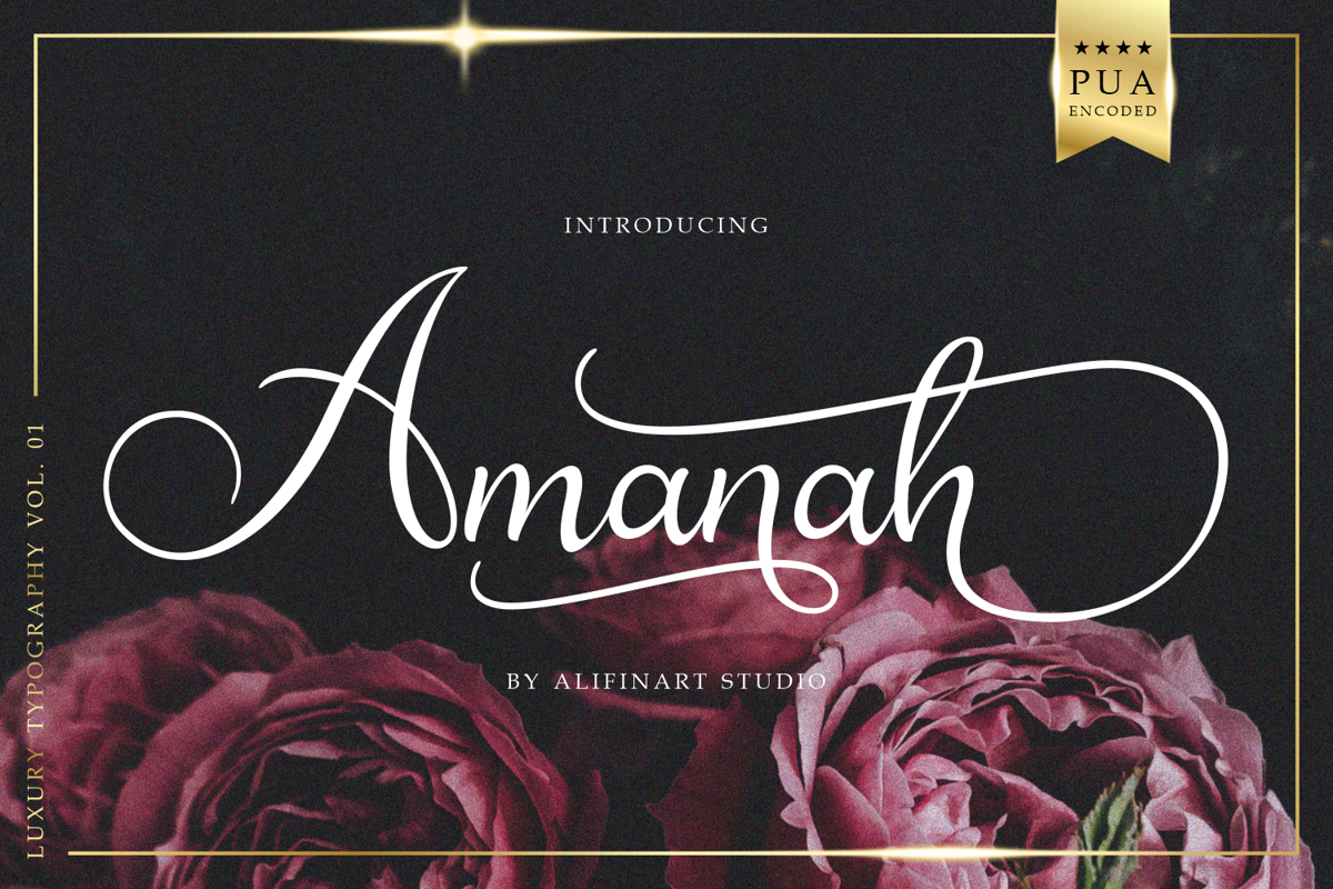 Ananda Font | Alifinart | FontSpace
