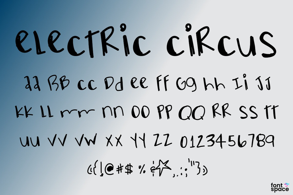 ElectricCircus Font - Free Download