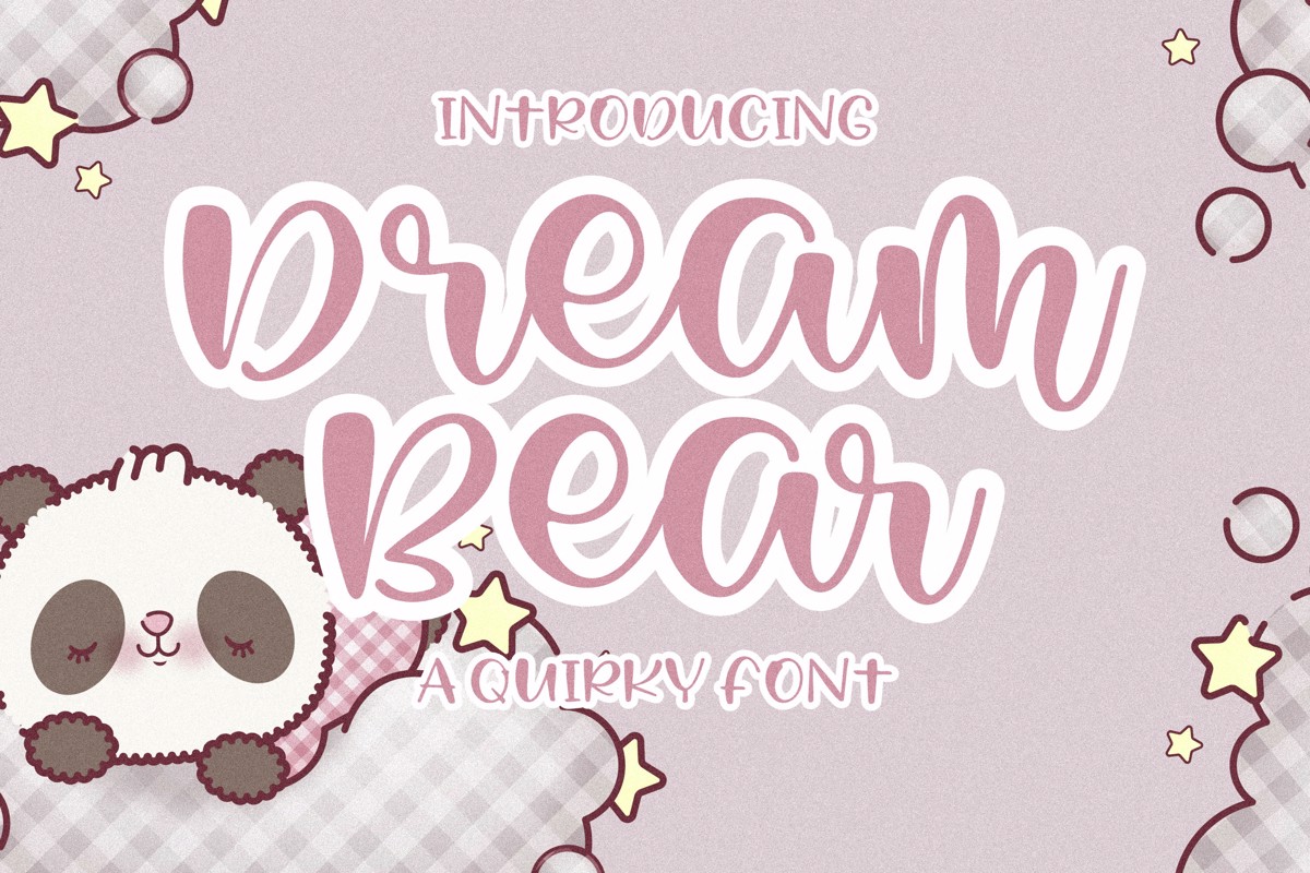 Dream Bear Font | Afika Studio | FontSpace
