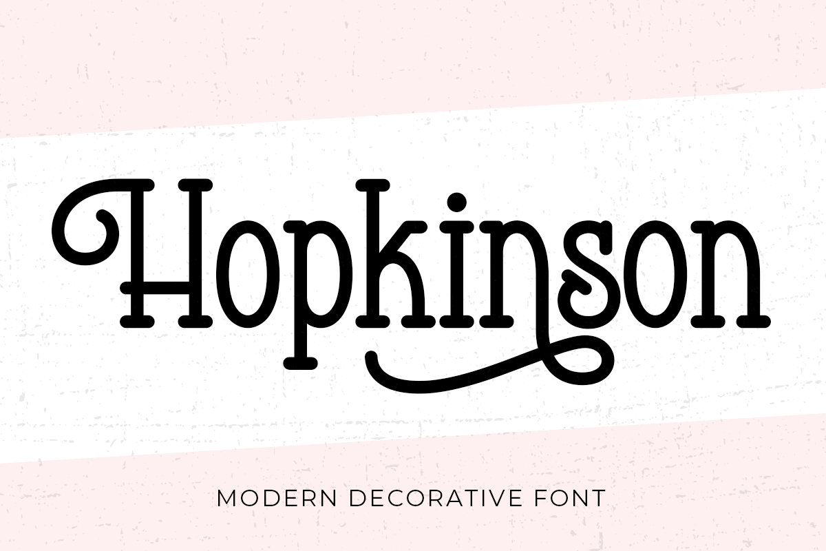 Hopkinson Font - Free Download