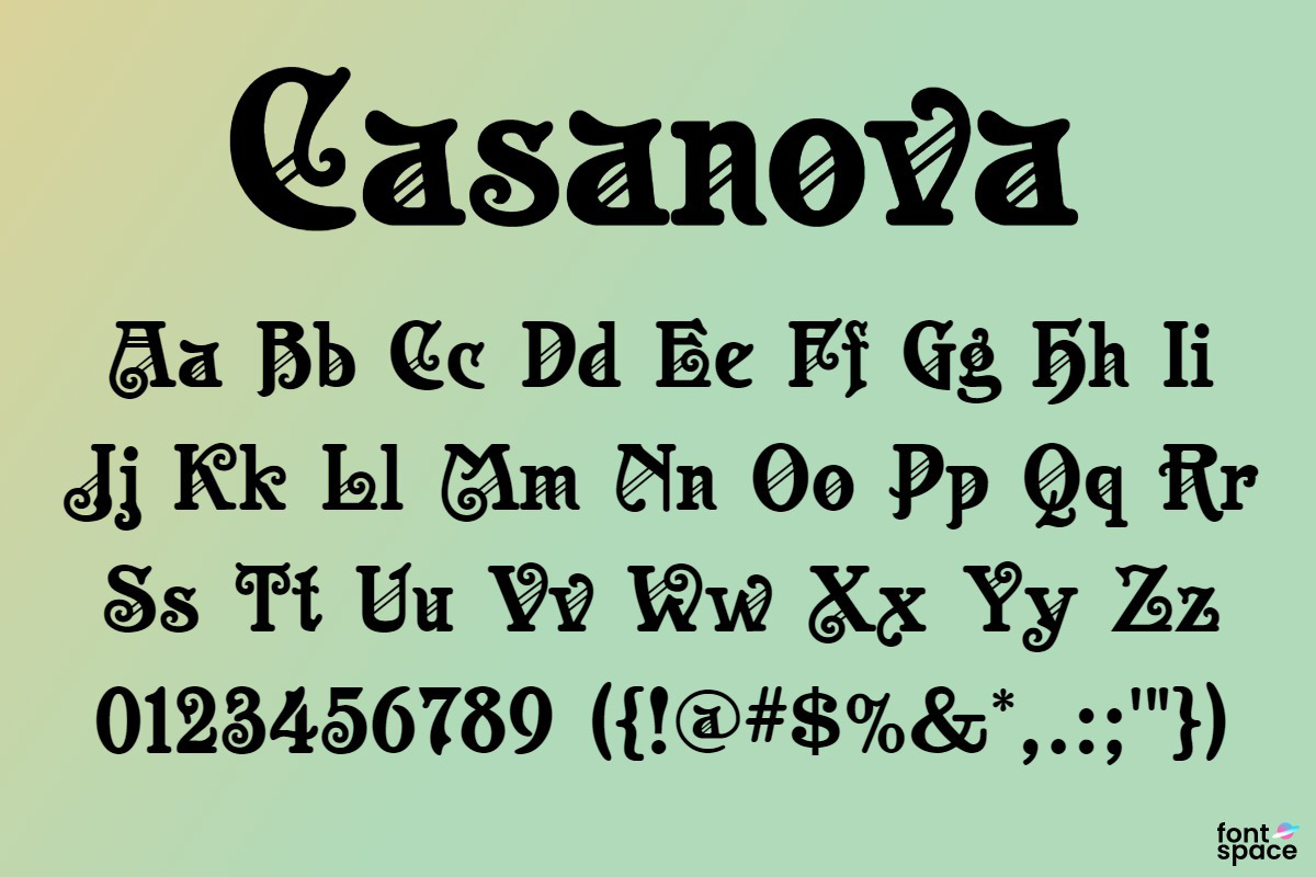 Casanova Font - Free Download