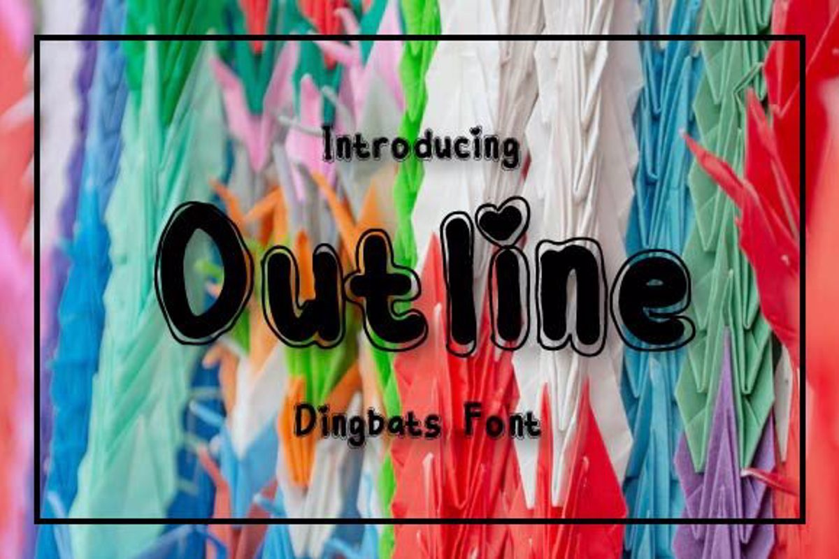 Outline Font - Free Download