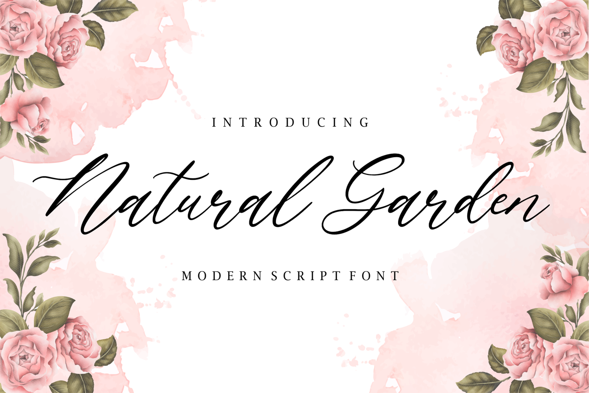 Natural Garden Font | balpirick | FontSpace