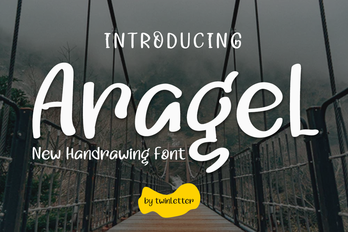 Aragel Font | twinletter | FontSpace
