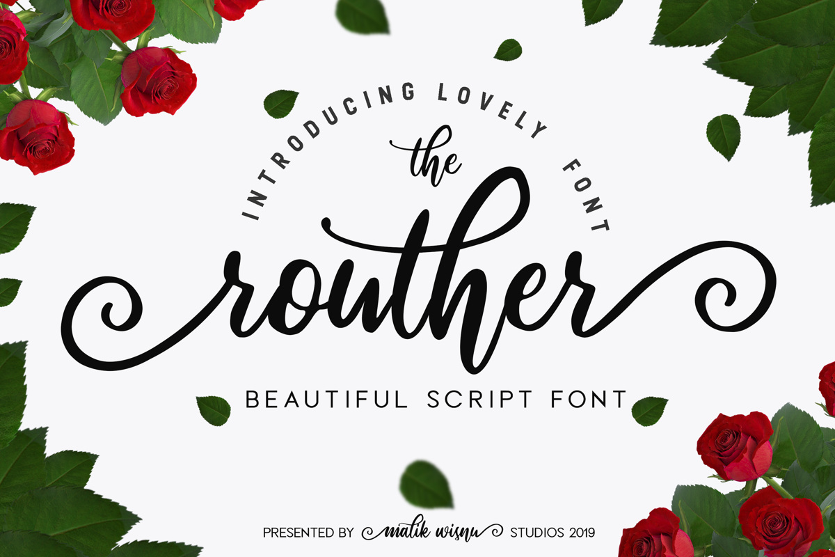 Routher Font | mlkwsn | FontSpace