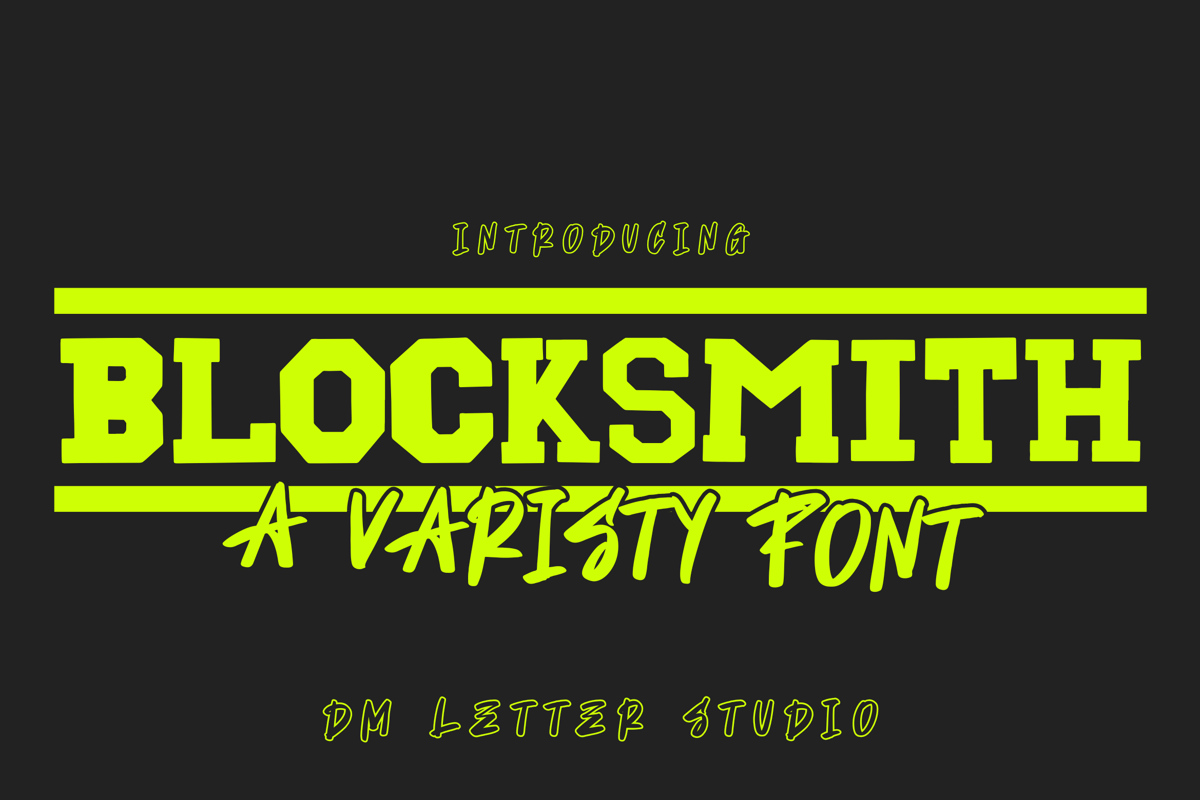 Blocksmith Font - Free Download