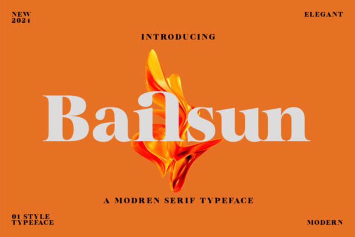 Bailsun Serif Font - Free Download