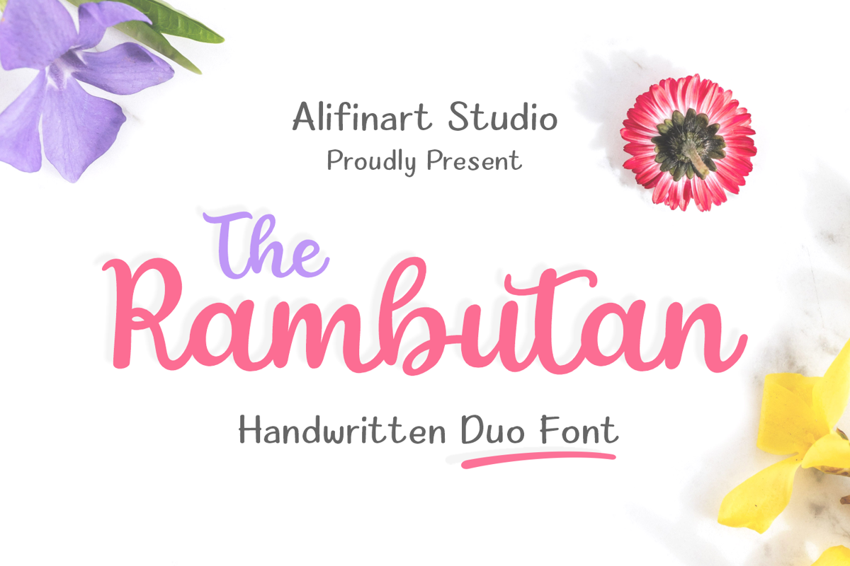 The Rambutan Font | Alifinart | FontSpace