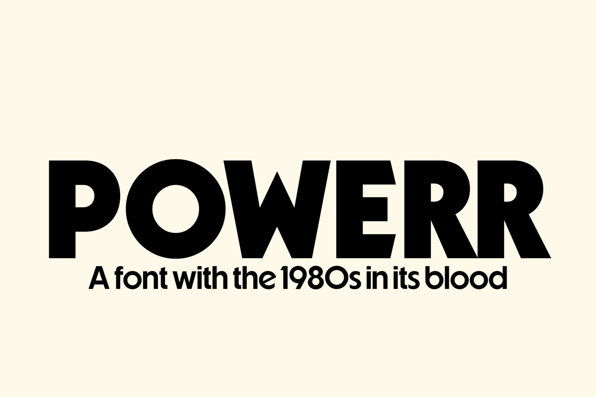 Powerr Font - Free Download