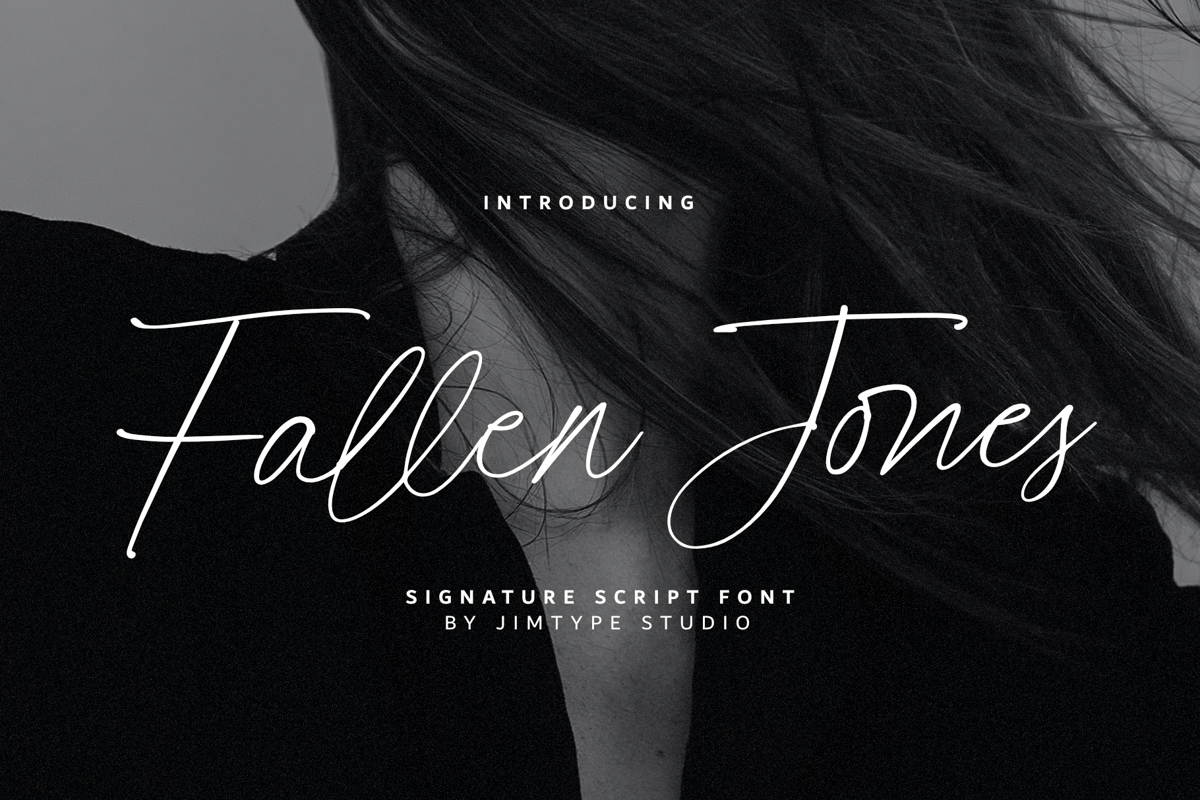 Fallen Jones Font | Jimtype Studio | FontSpace