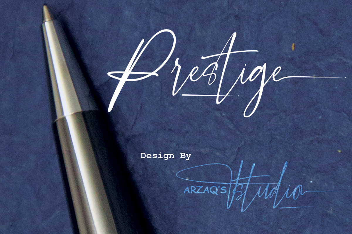 The Prestige Font | Miftaharzaq | FontSpace