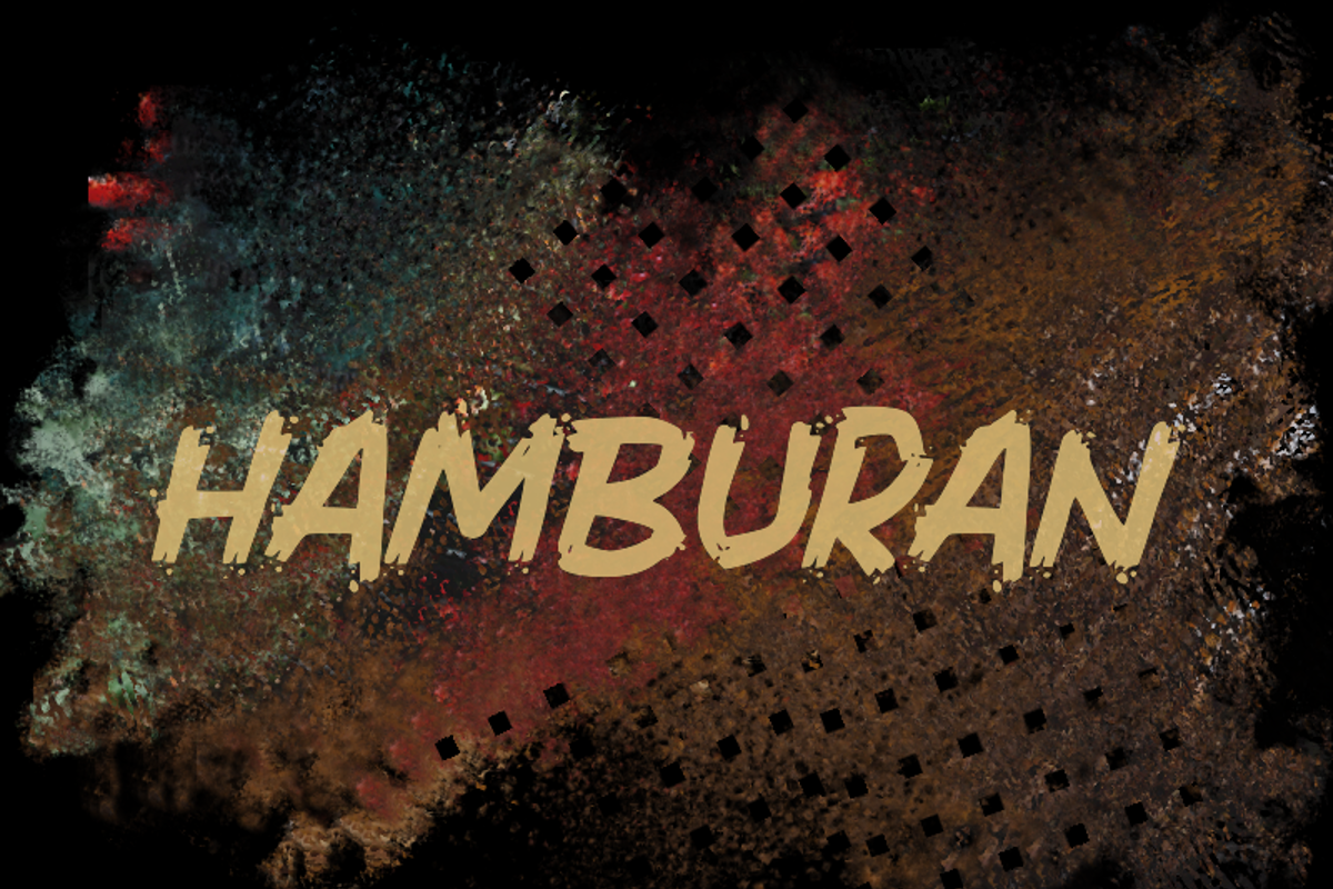 H Hamburan Font - Free Download