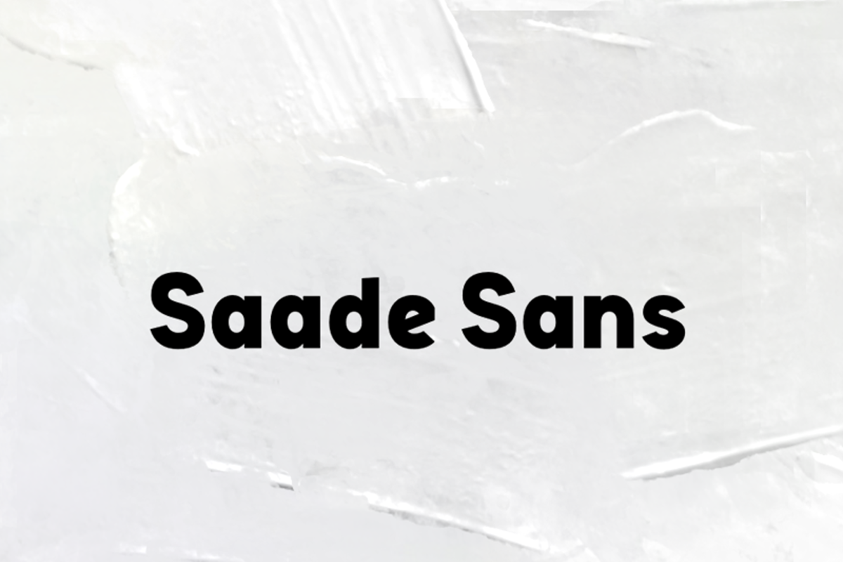 S Saade Sans Font - Free Download