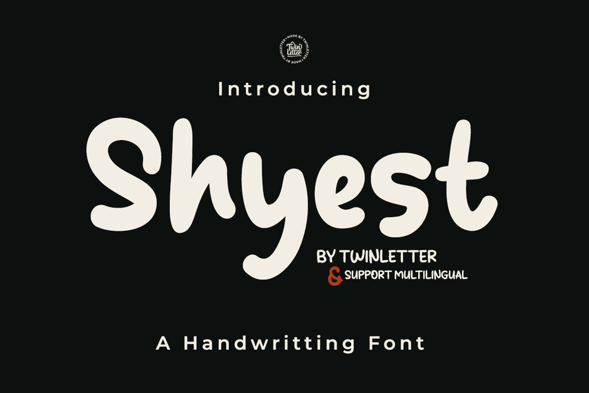 Shyest Font | twinletter | FontSpace