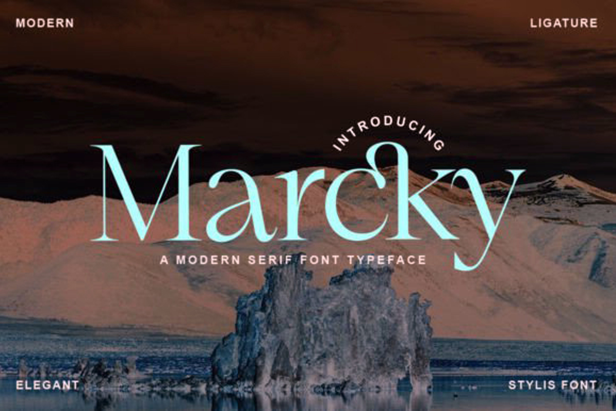 Marcky Display Font | Solidtype | FontSpace