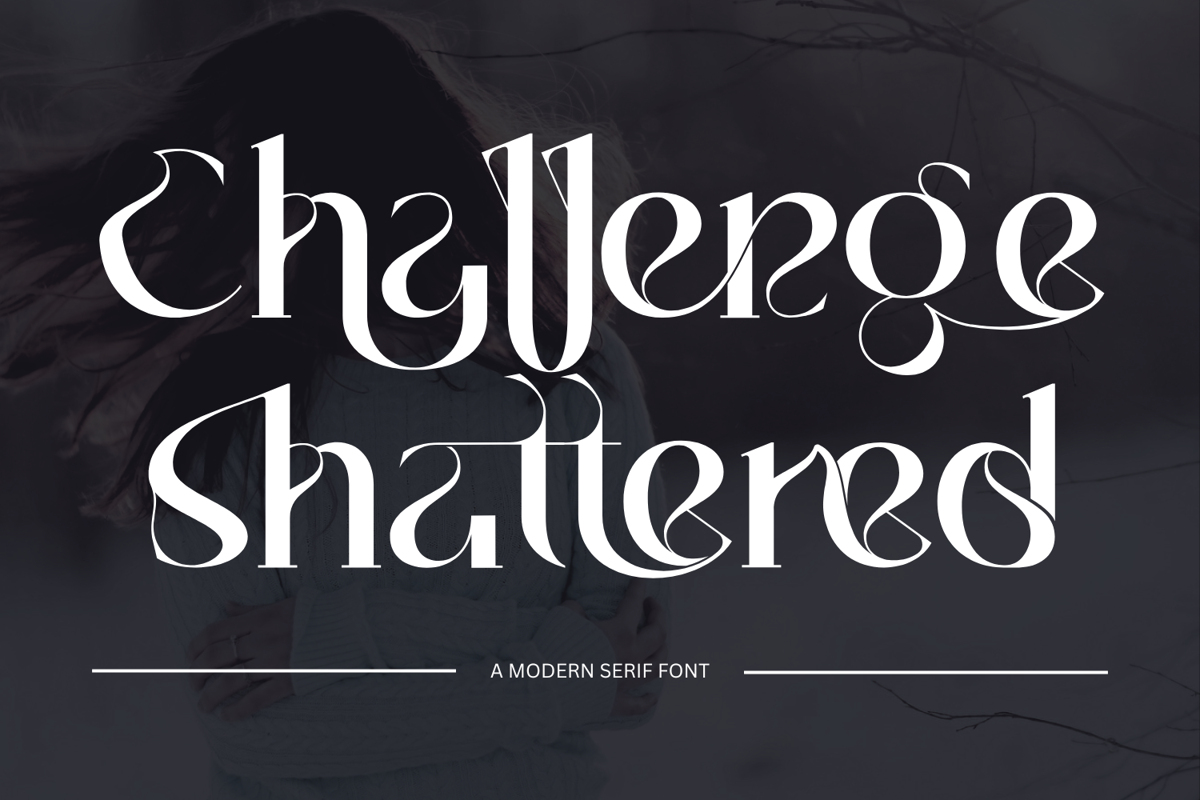 Challenge shattered Font - Free Download