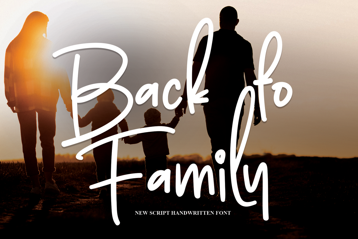Back To Family Font | scratchones_creative | FontSpace