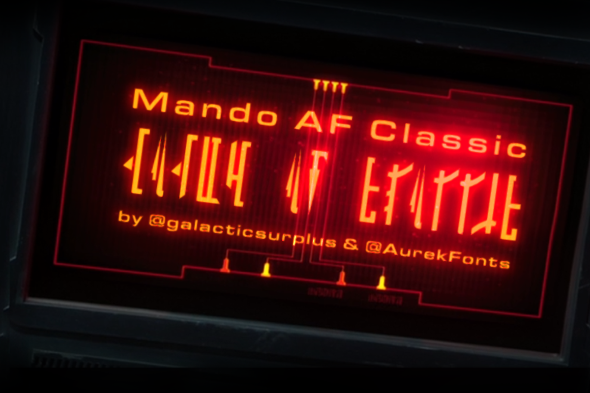 Mando AF Classic Font - Free Download