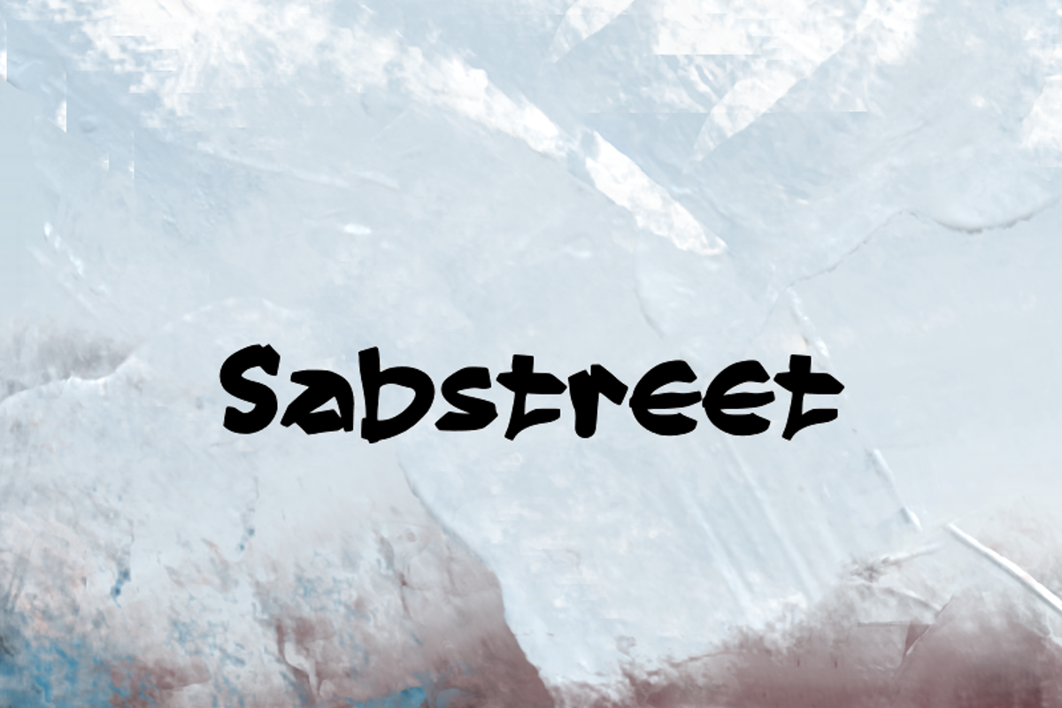 S Sabstreet Font | wepfont | FontSpace