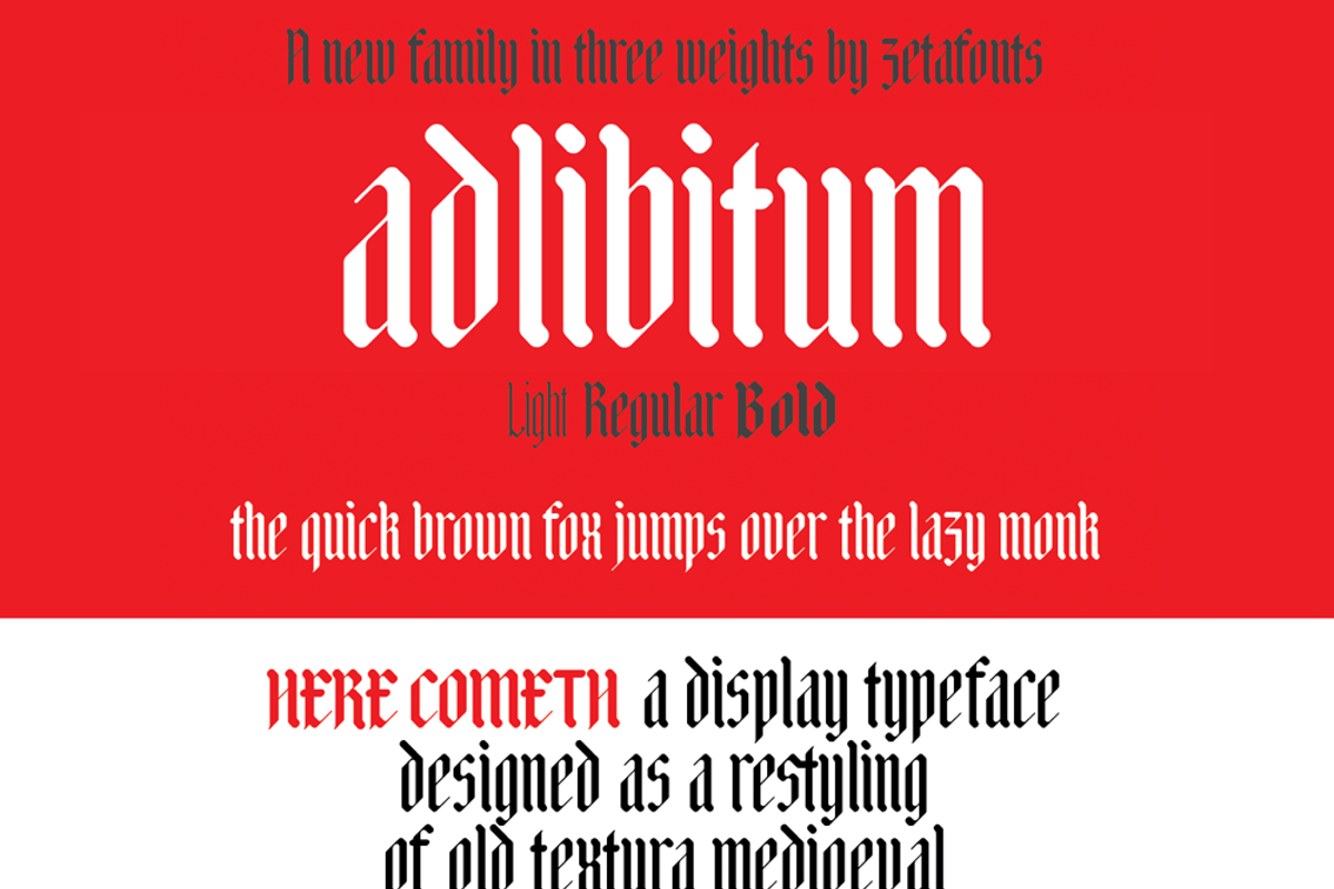 Adlibitum Font | Zetafonts | FontSpace