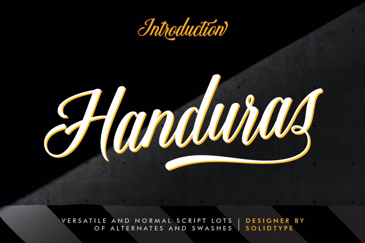 Handuras Script Font | Solidtype | FontSpace