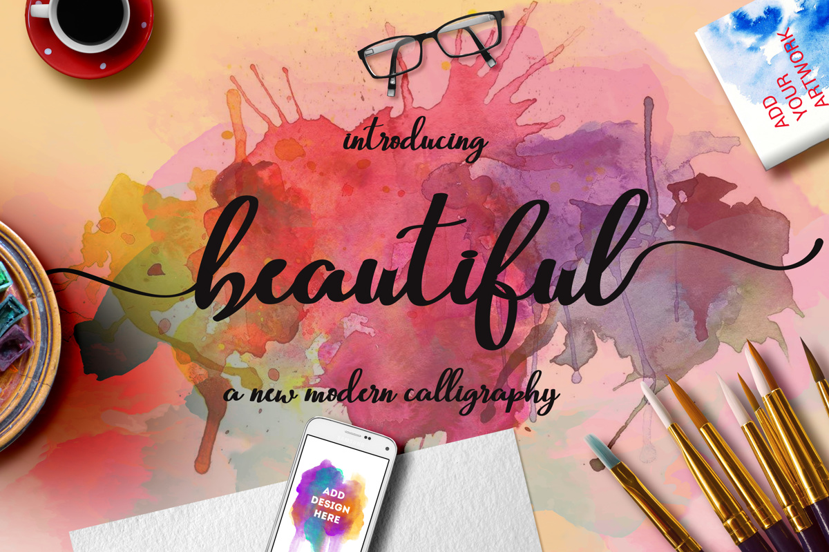 Beautiful Script Font MrLetters FontSpace