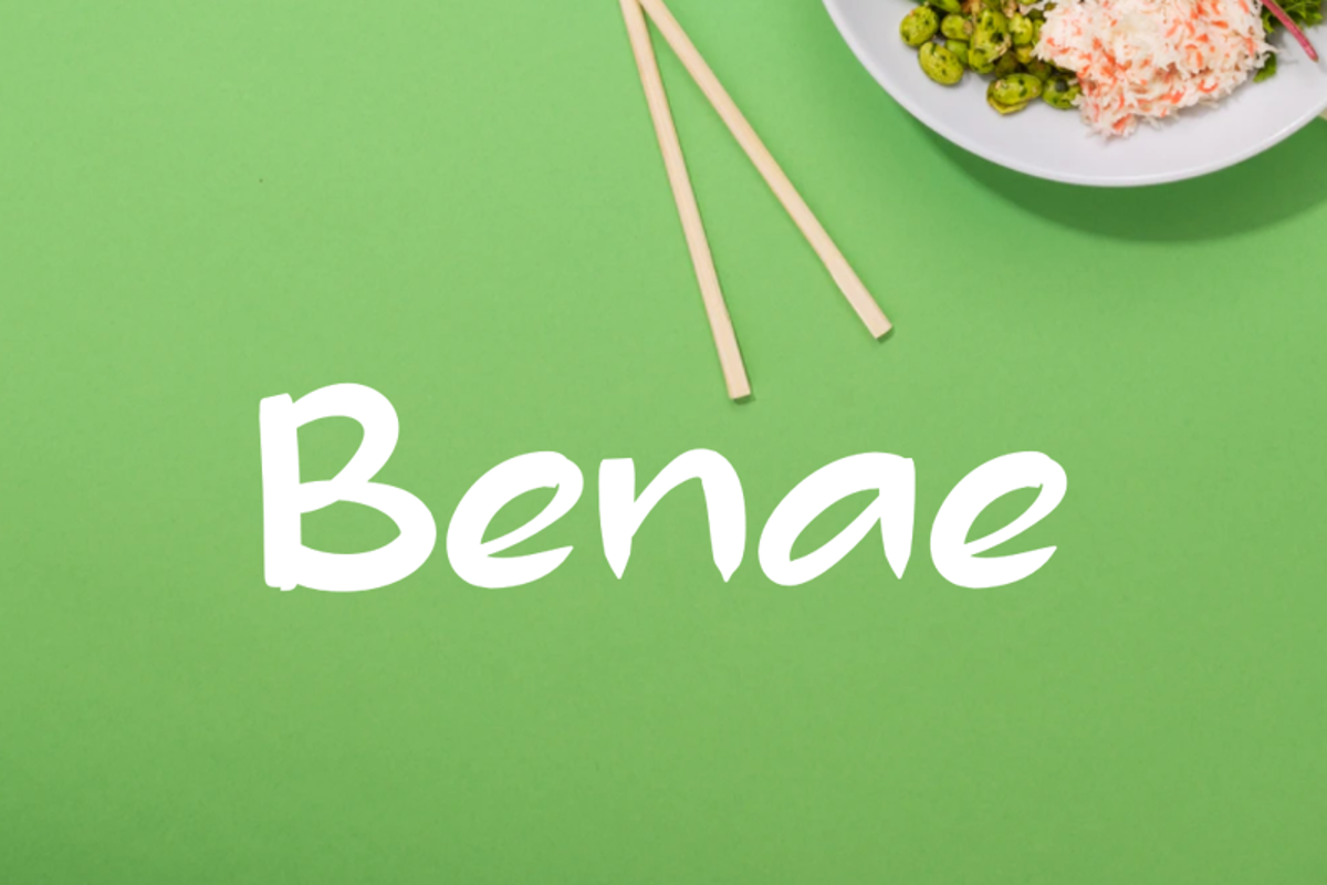 B Benae Font - Free Download