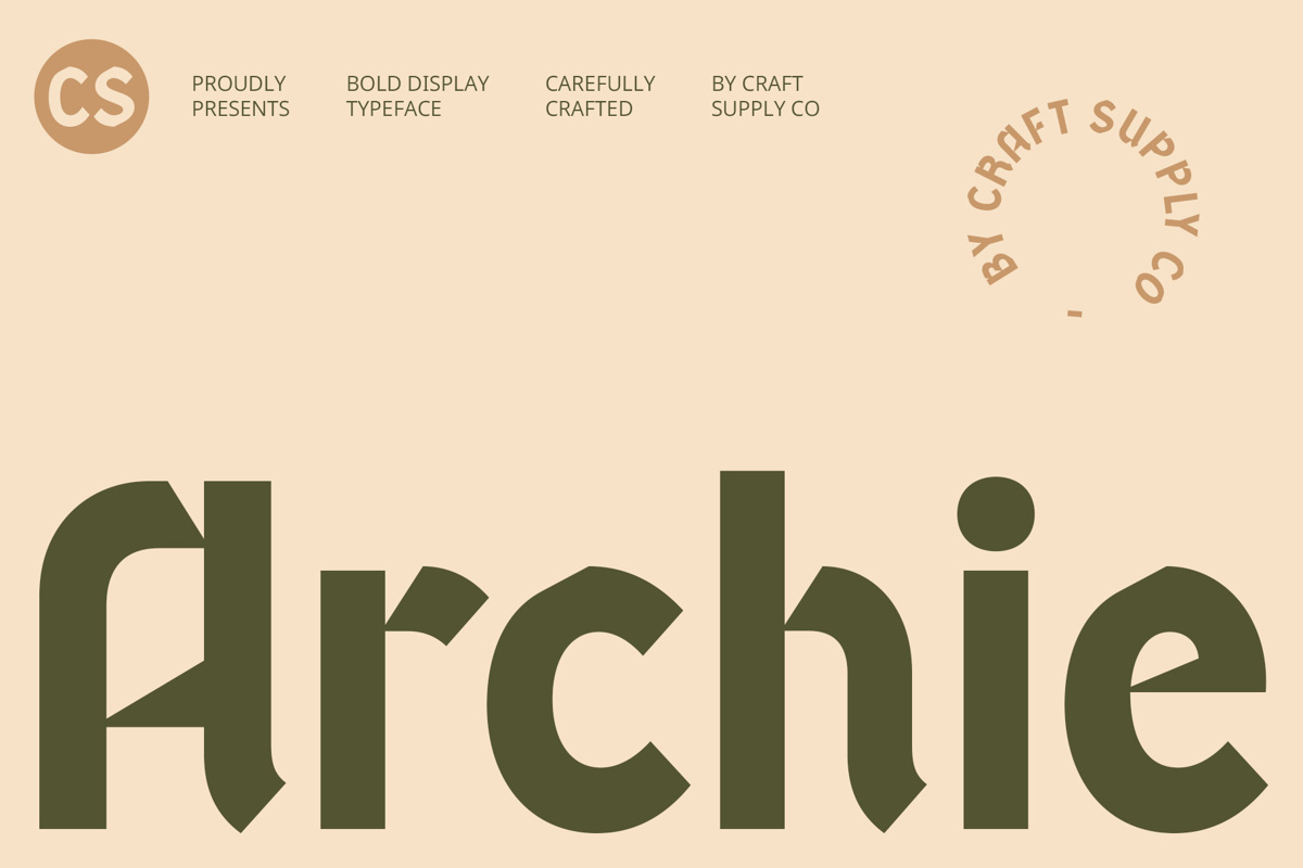 CS Archie Font - Free Download