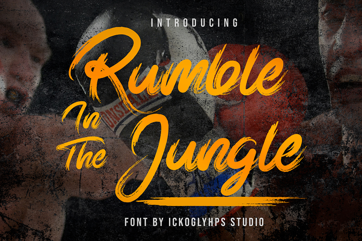 Rumble In The Jungle Font - Free Download