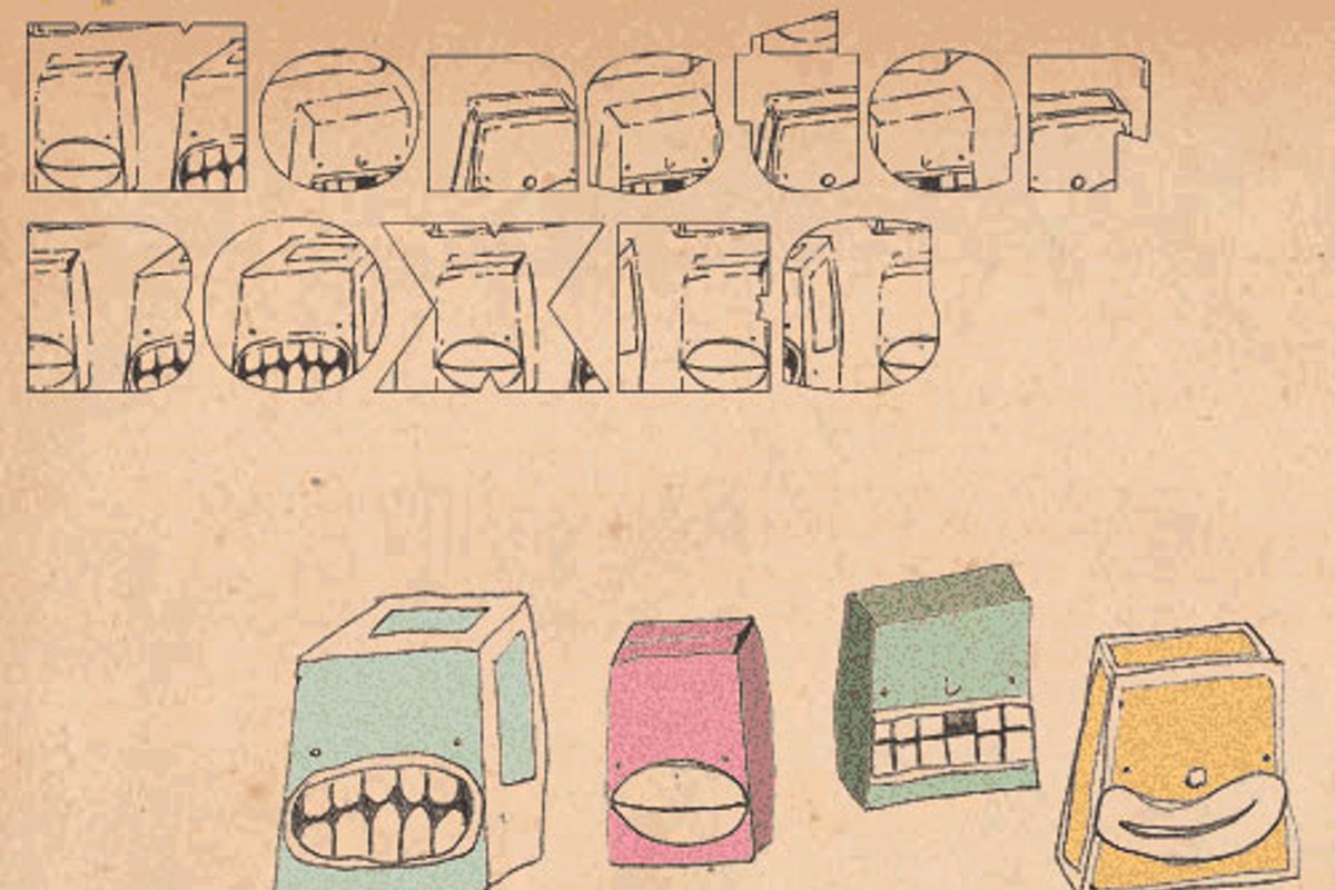 Monster boxes Font | PintassilgoPrints | FontSpace