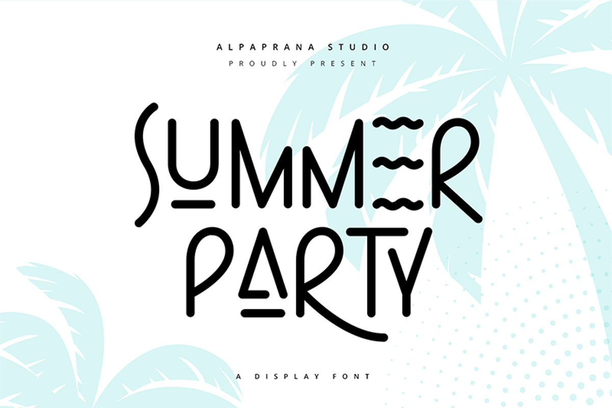 Summer Party Font | Alpaprana | FontSpace
