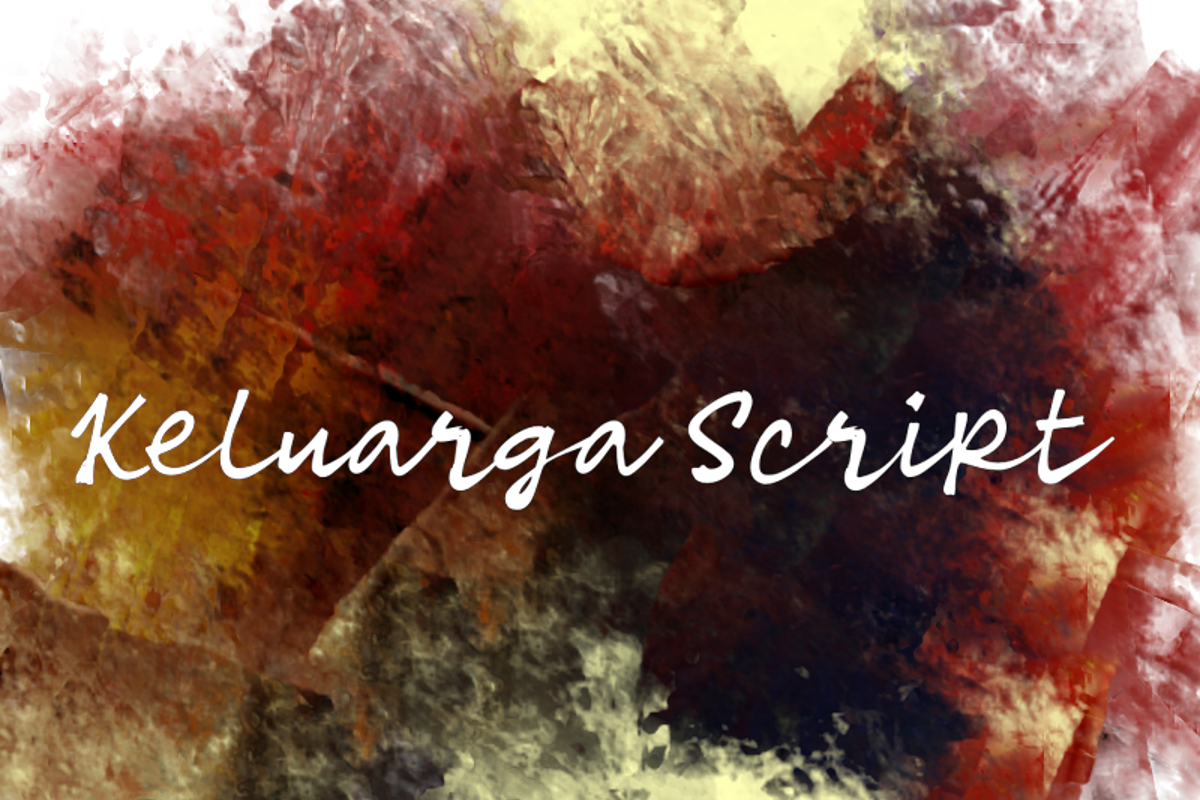 K Keluarga Script Font - Free Download