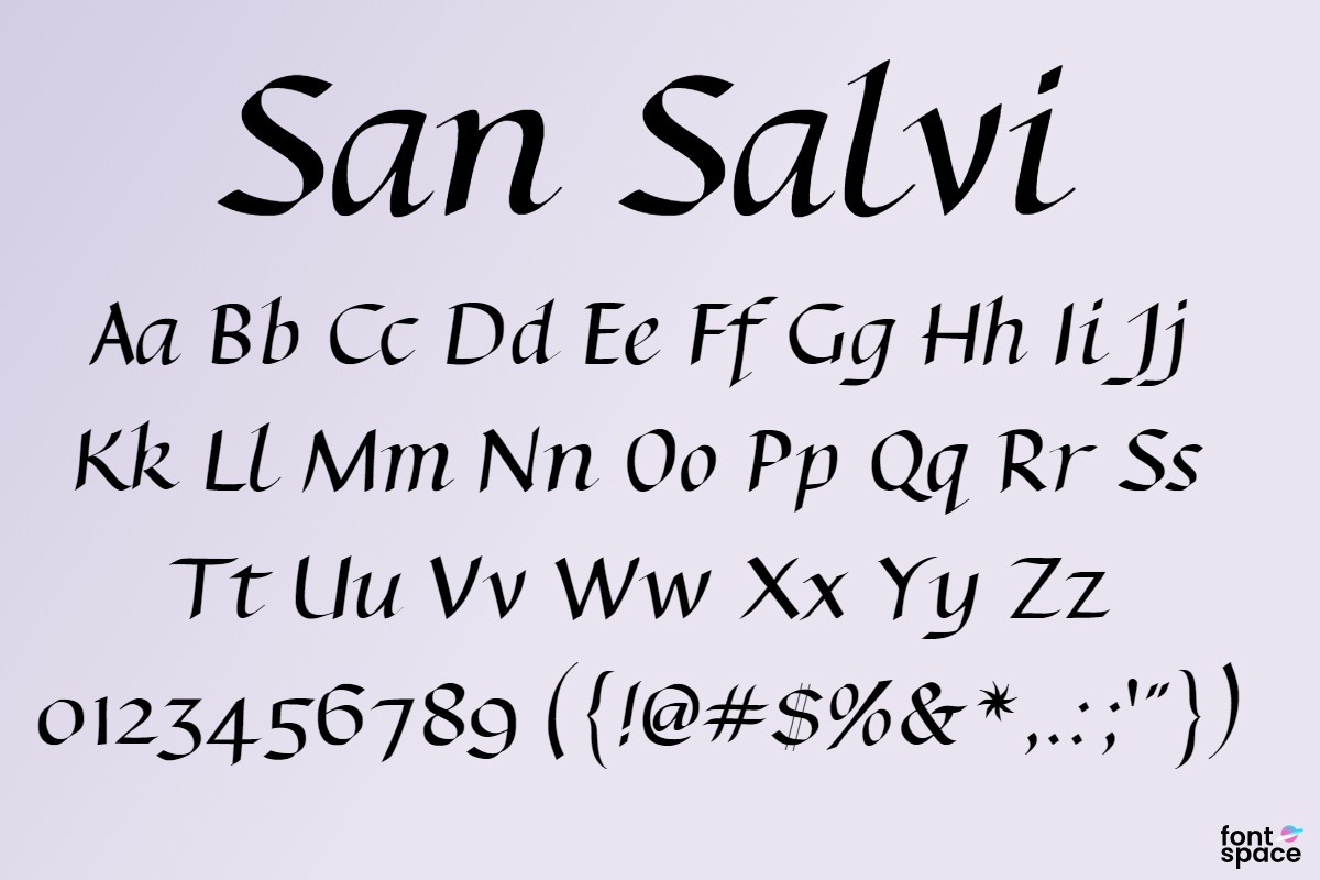 San Salvi Font - Free Download
