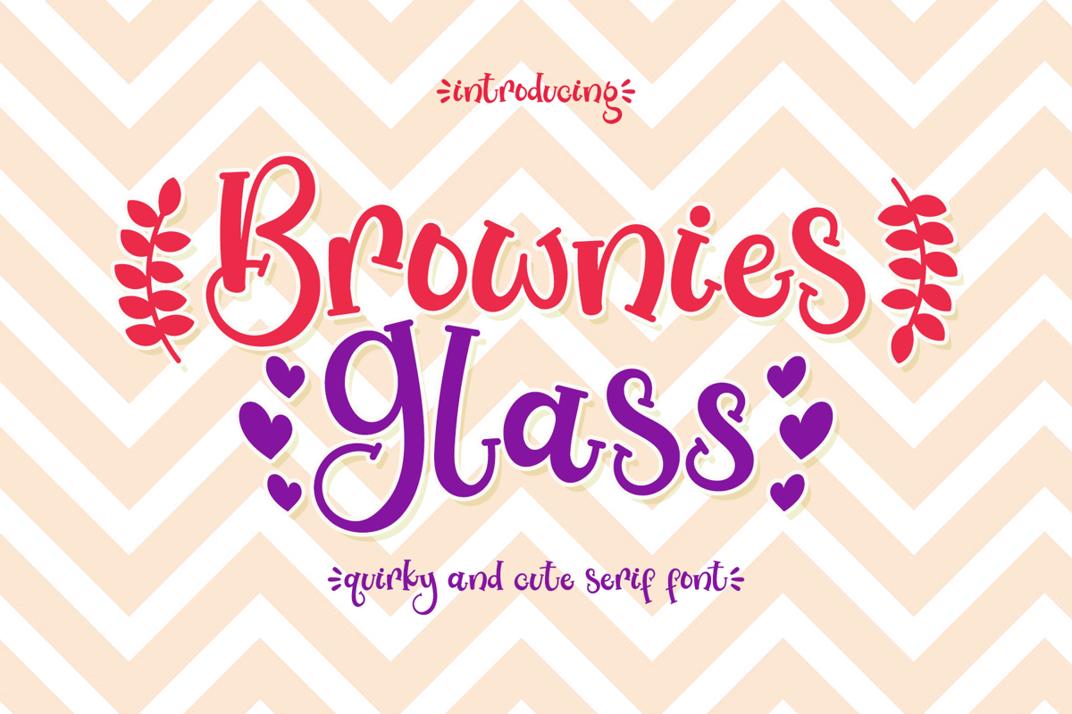 Brownies Glass Font - Free Download